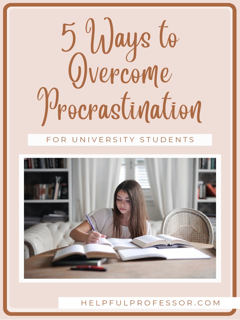 5 Ways To Overcome Procrastination | Download Free PDF ...