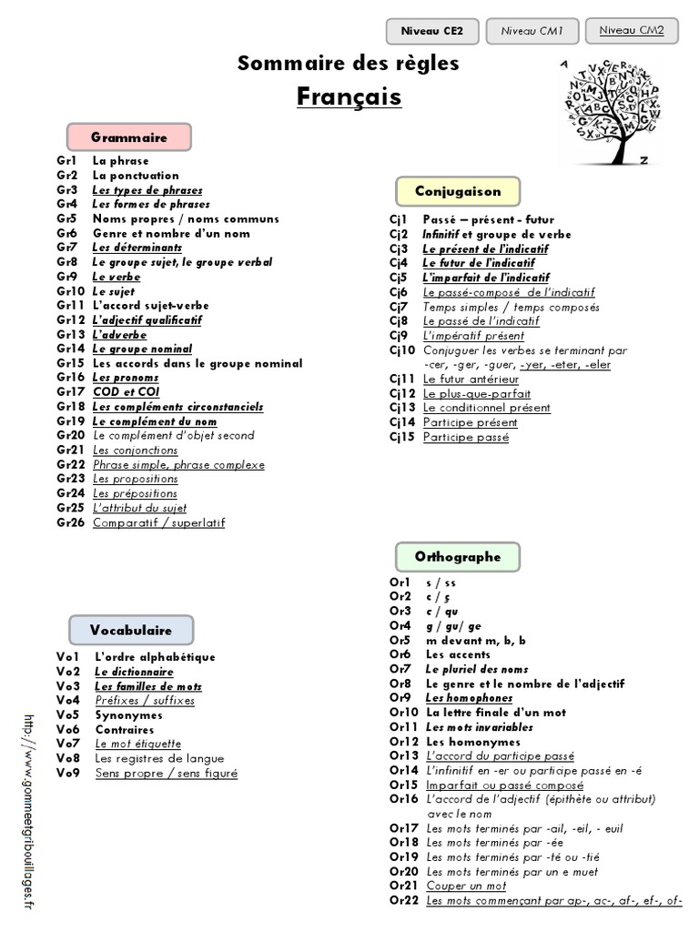Etude de La Langue Cycle 3 | PDF | Langues | Études des langues étrangères