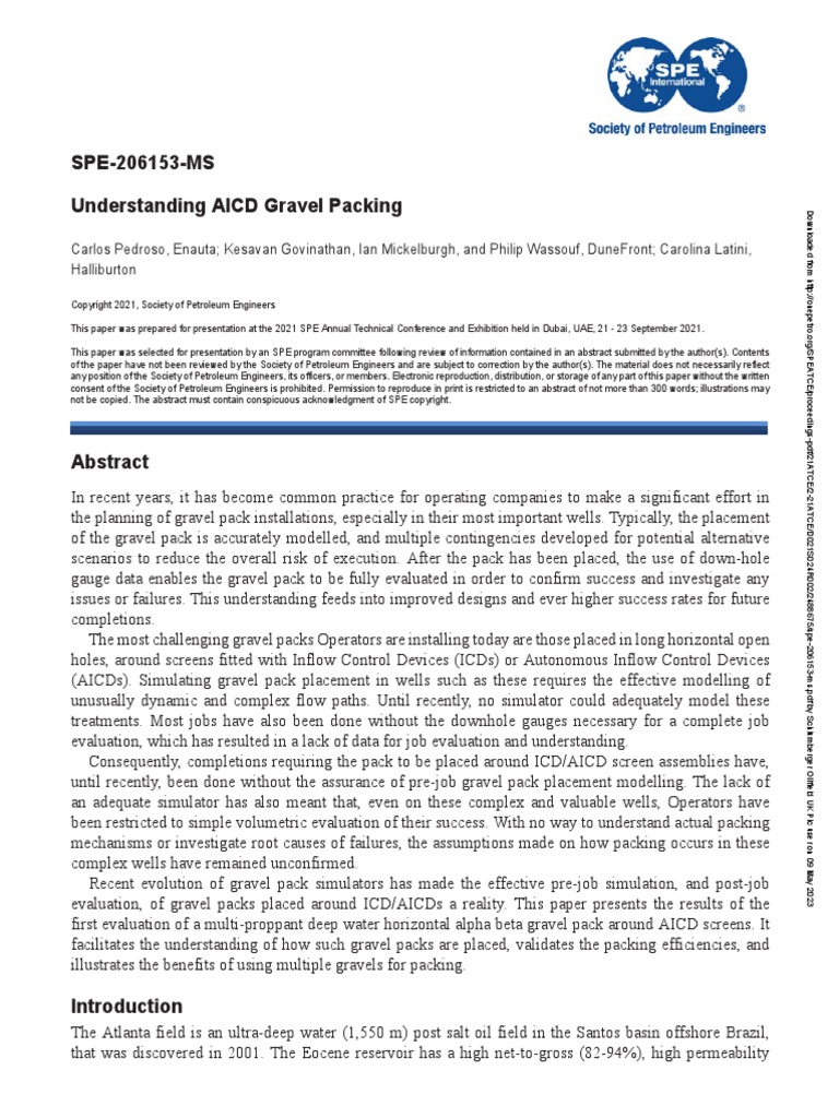 SPE 206153 Ms | PDF | Calibration | Simulation