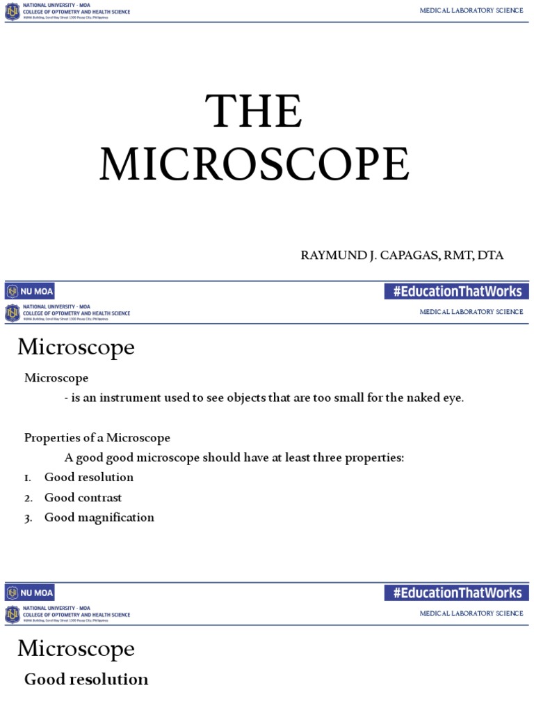 Week 3 - The Microscope | PDF | Microscope | Natural Philosophy Week 3 - The Microscope | PDF | Microscope | Natural Philosophy