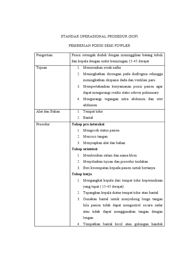 LAMPIRAN, SOP, SAP Proposal | PDF