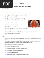Ancient To Modern History of India in Flow Chart Century Wise and Also ...