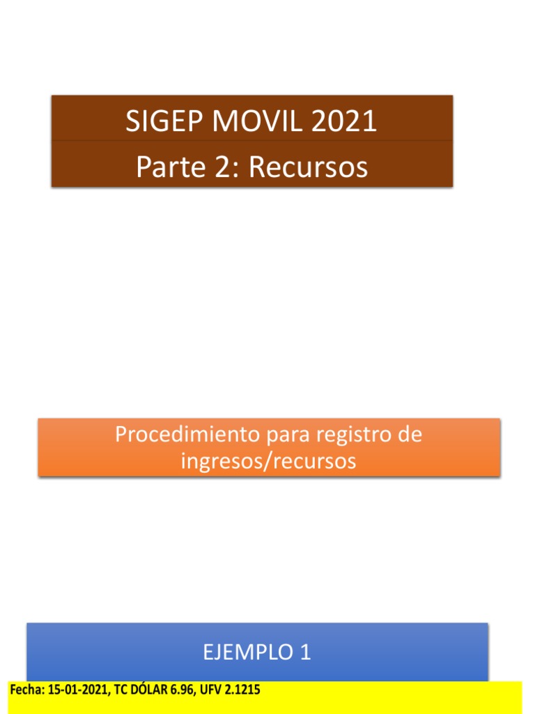 02 SIGEP Recursos | PDF | Contabilidad | Bancos