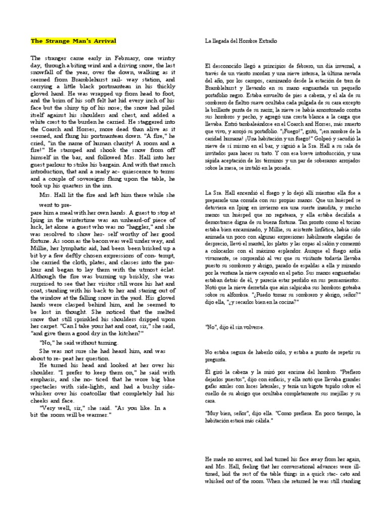 The Strange Man 1-2 | PDF