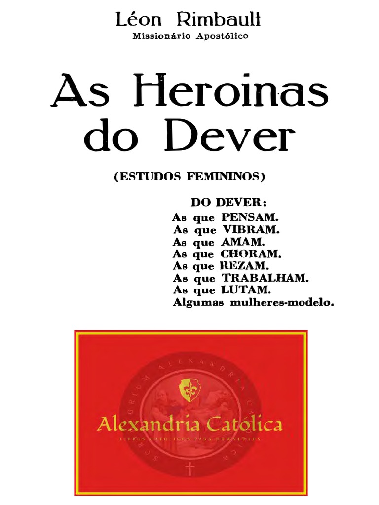 Léon Rimbault - As Heroinas Do Dever PDF | Download grátis PDF | Deus ...