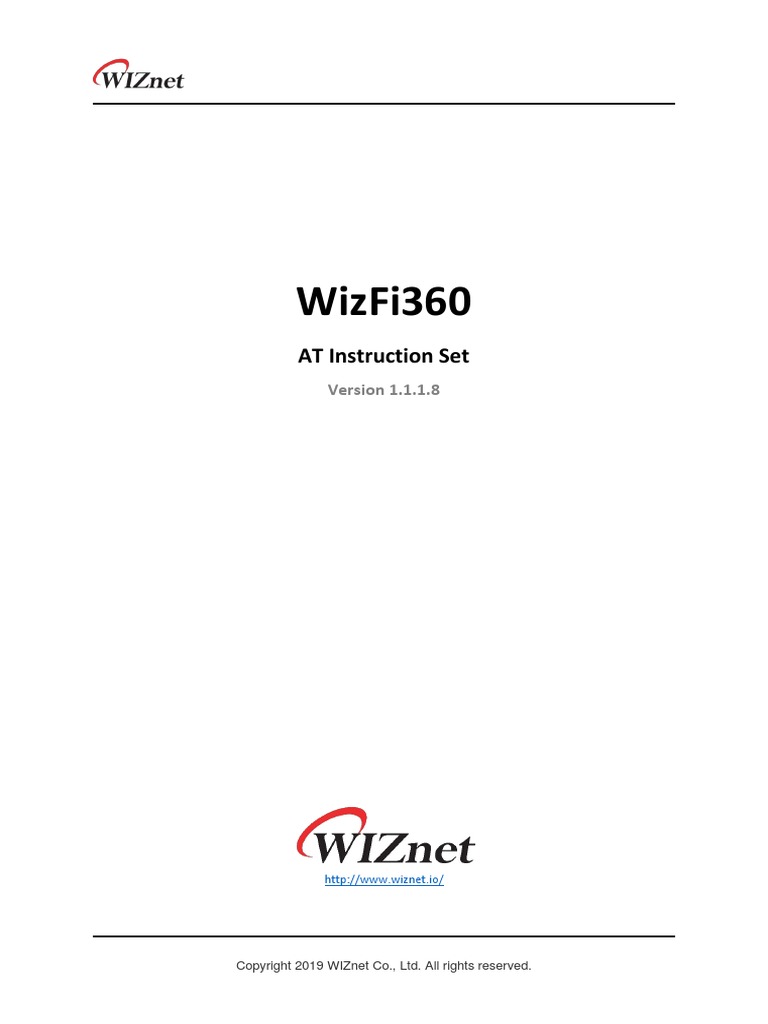 AT For Wizfi360 | PDF | Transmission Control Protocol | Transport Layer ...