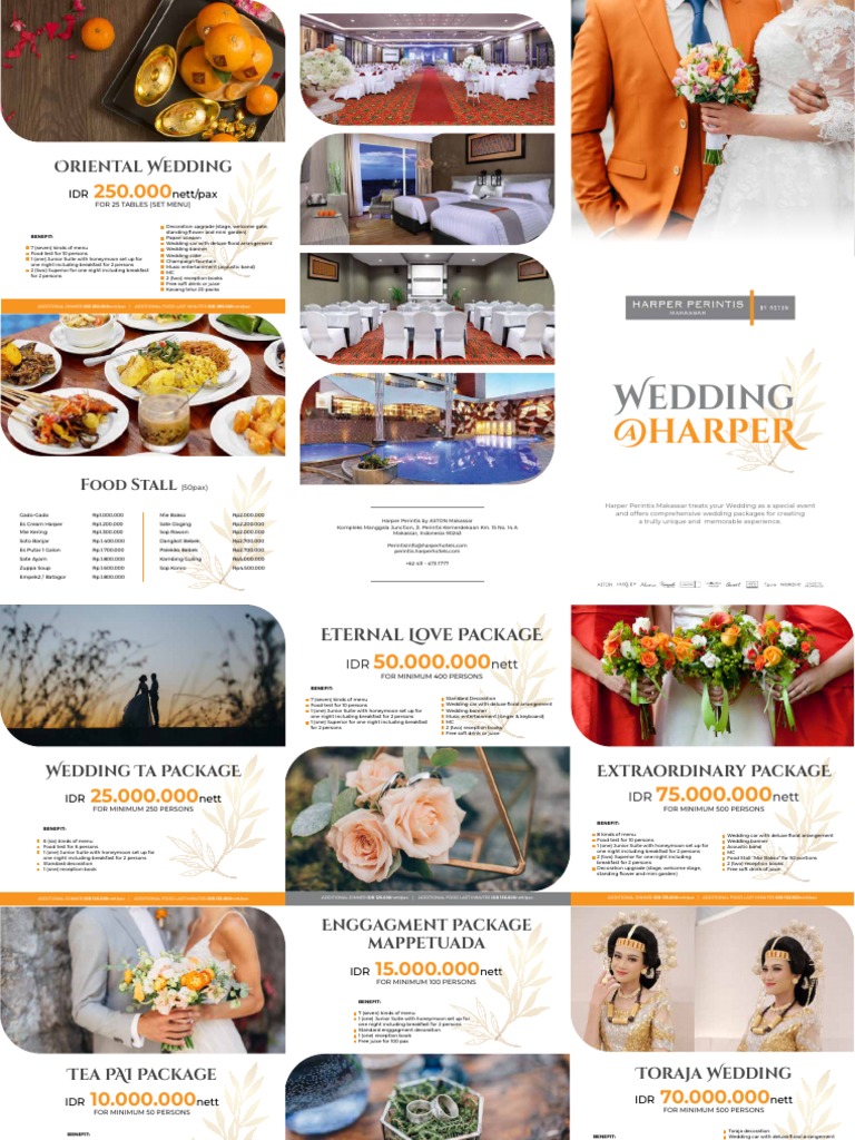 Contoh Weddingpackage Pdf Cuisine Foods