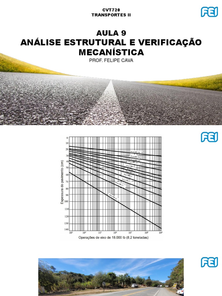 Análise estrutural e dimensionamento mecânico de pavimentos | PDF | Estresse (Mecânica) | Fadiga ...