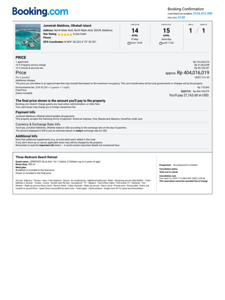 Confirmation 3124412490 PDF | PDF | Payments | Credit Card