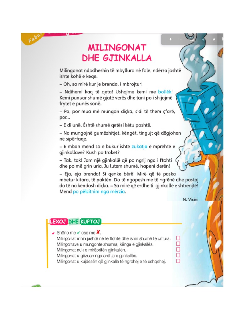 Grade 2 - Reading Text - Albanian Language | PDF