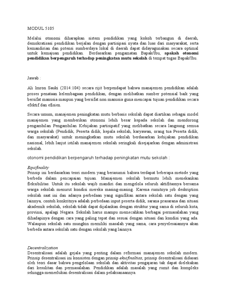 MODUL 5105.ok - Siap | PDF