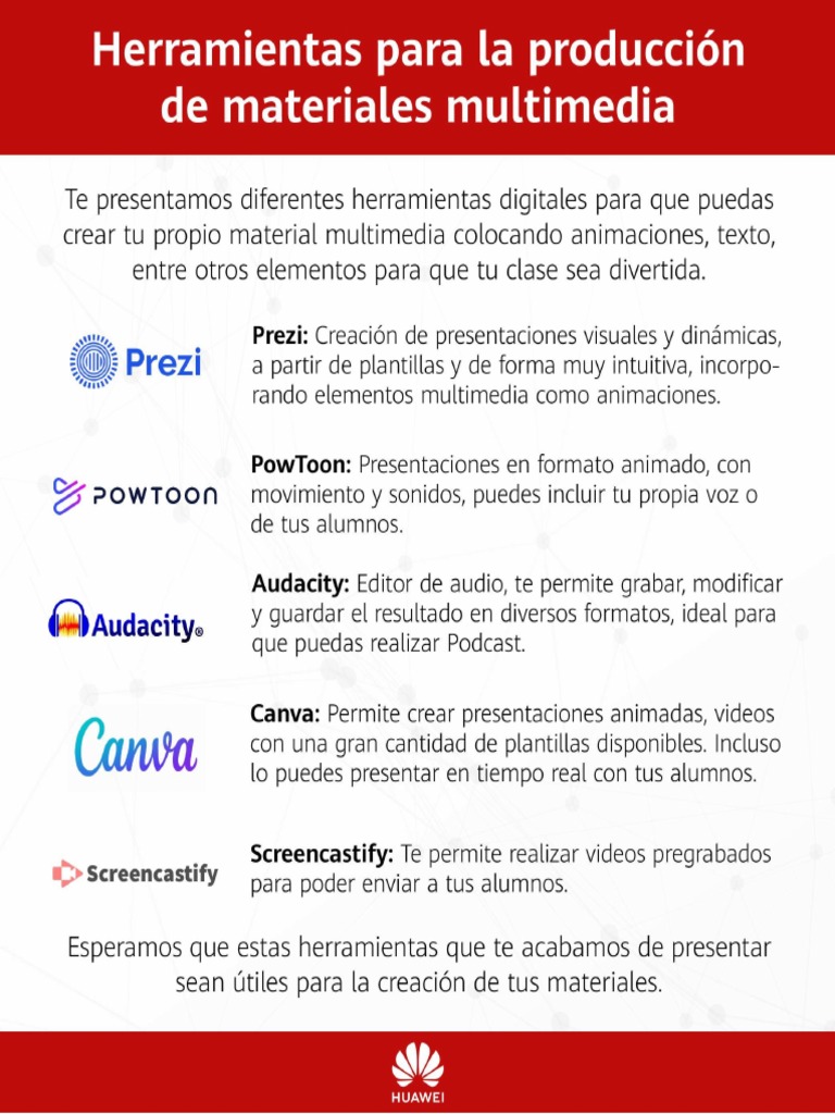 2.2.3 Infografía Herramientas para La Producción de Materiales ...