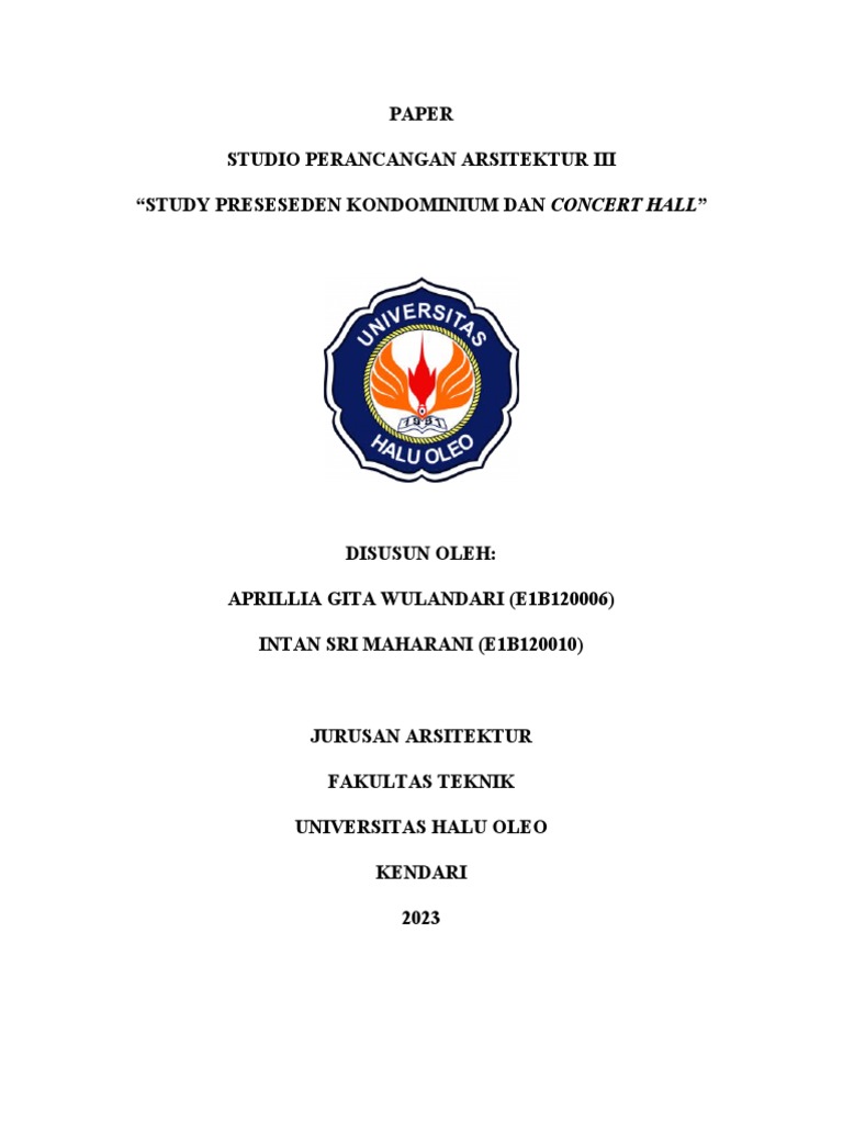 Paper Spa 3 - Kondominium Dan Hall Konser | PDF