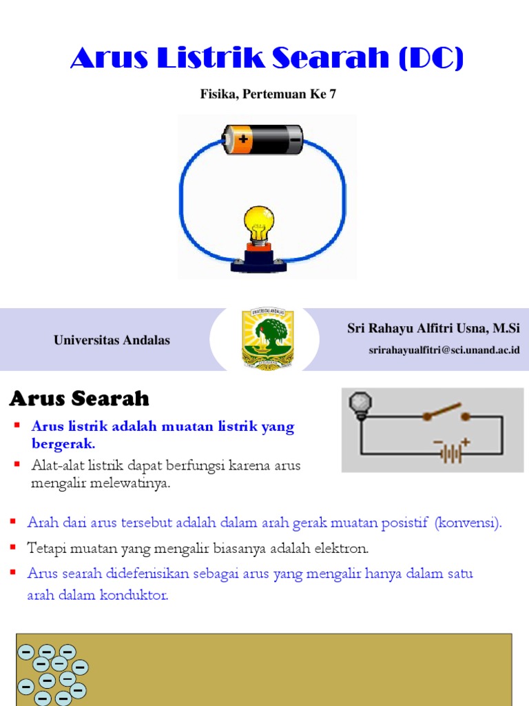 Arus Listrik Searah dan Sumber Tegangan | PDF