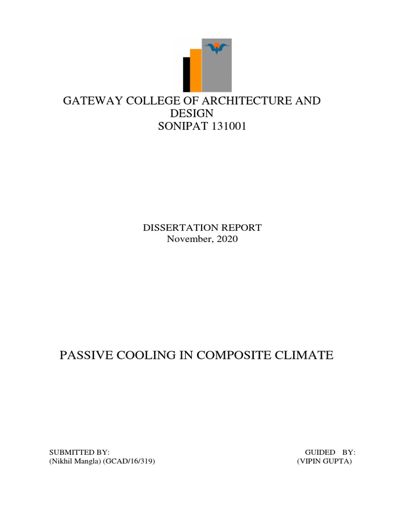 Passive Cooling Strategies for Composite Climate | PDF | Heat Transfer ...