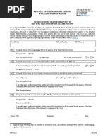 Maritime Health Declaration Form | PDF | Infection | Port