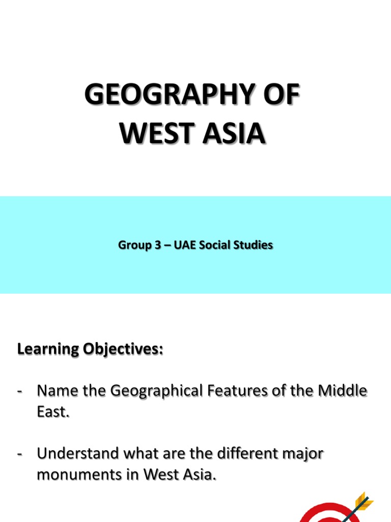 Geography West Asia 8-A PDF | PDF | Arabian Peninsula | Western Asia