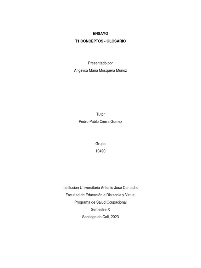 T1 Conceptos - Glosario | PDF | Minería | Minerales