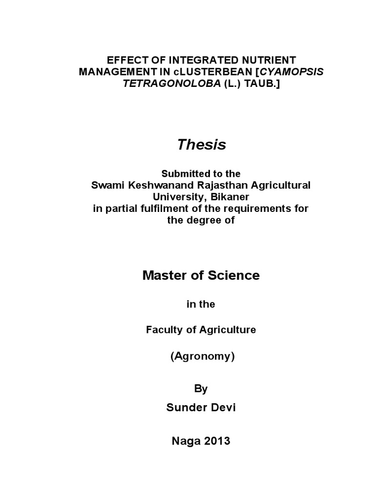 thesis-msc-mohit-clusterbean-download-free-pdf-plant-nutrition