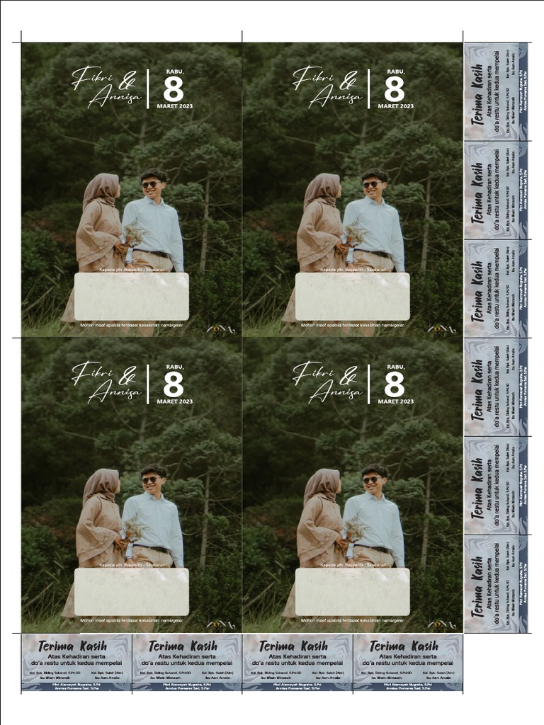 Undangan Fikri | PDF