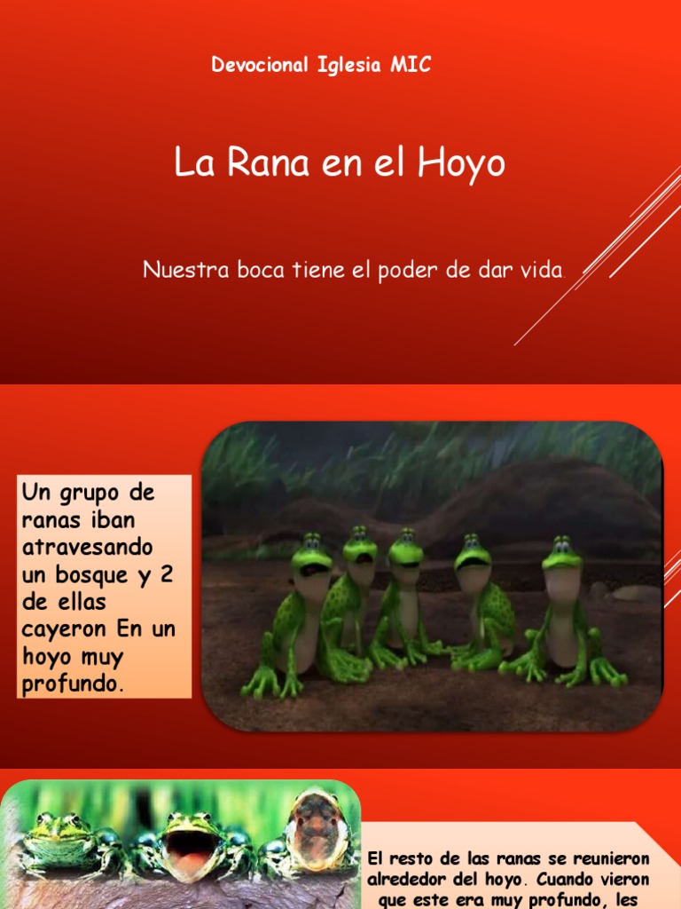 La Rana y el Poder de las Palabras | PDF