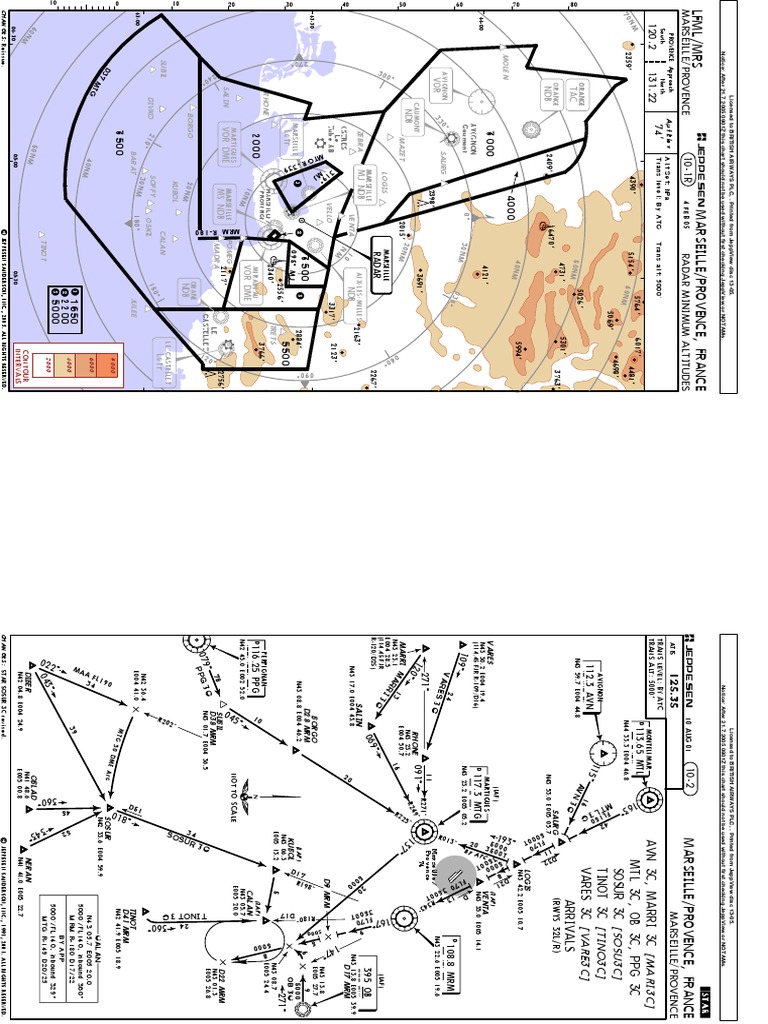 LFML Marseille/Provence Arrival Charts | PDF | Wireless | Electronics