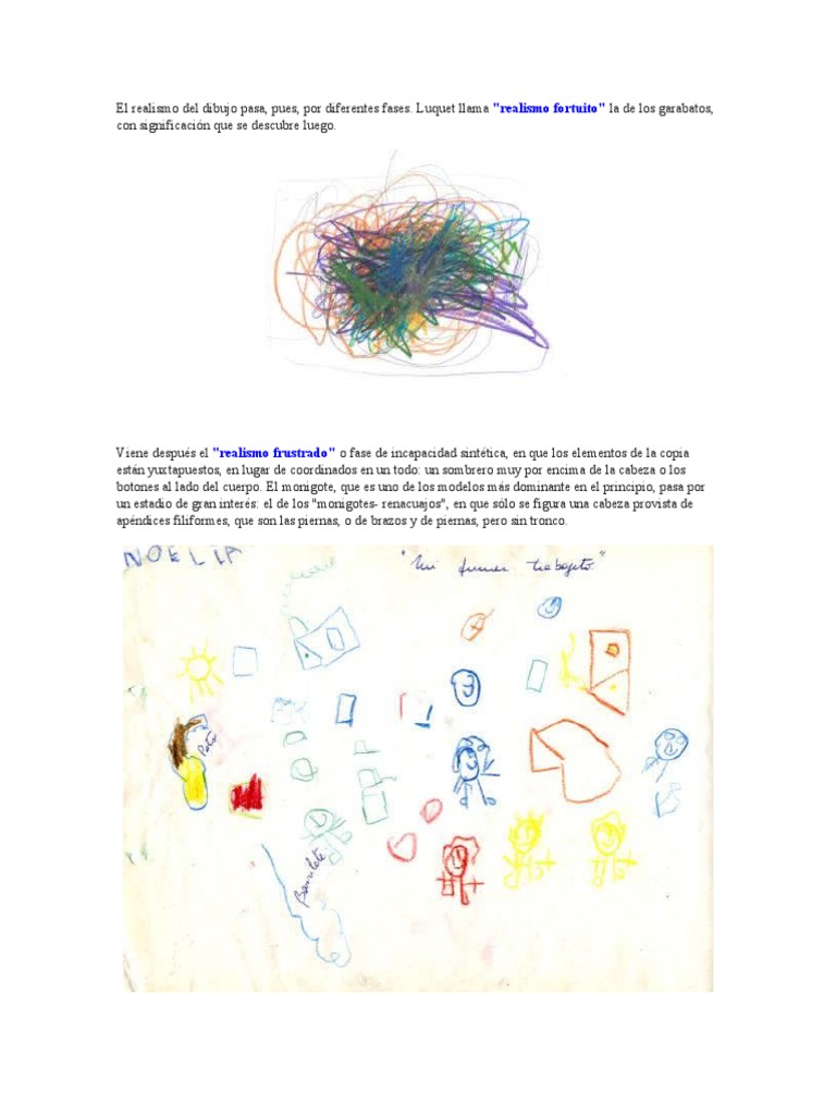 Las fases del desarrollo del realismo en el dibujo infantil según ...