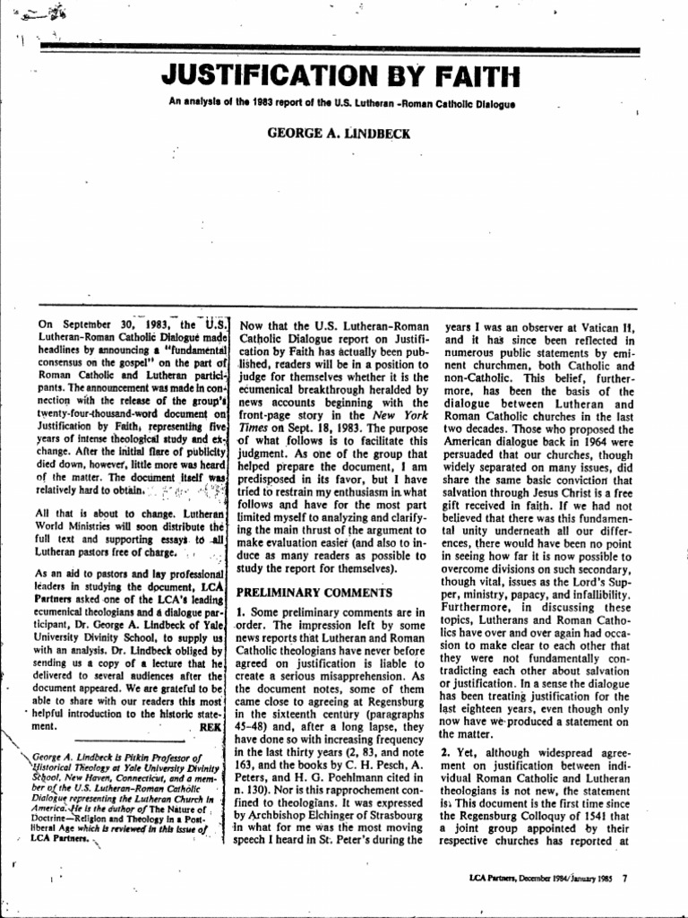 Justification by Faith | PDF