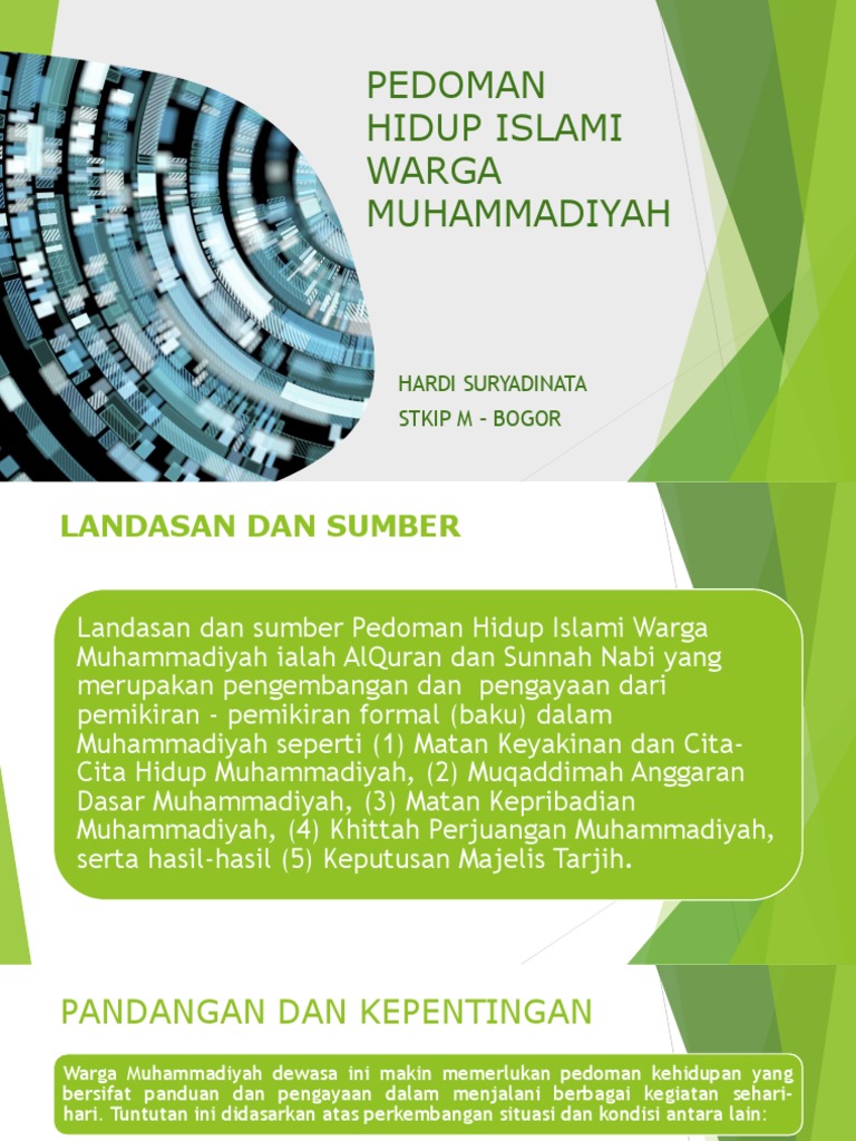 3.12 Pedoman Hidup Islami Warga Muhammadiyah PDF | PDF | Agama ...