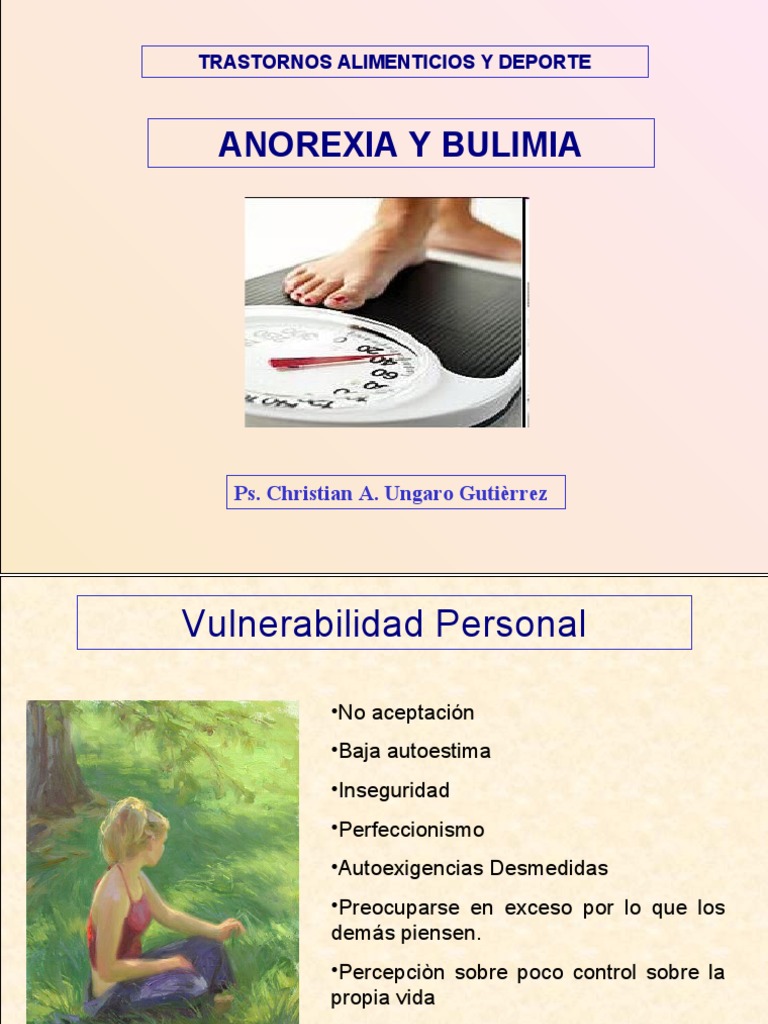 Anorexia y Deporte | PDF | Anorexia nerviosa | Desorden alimenticio