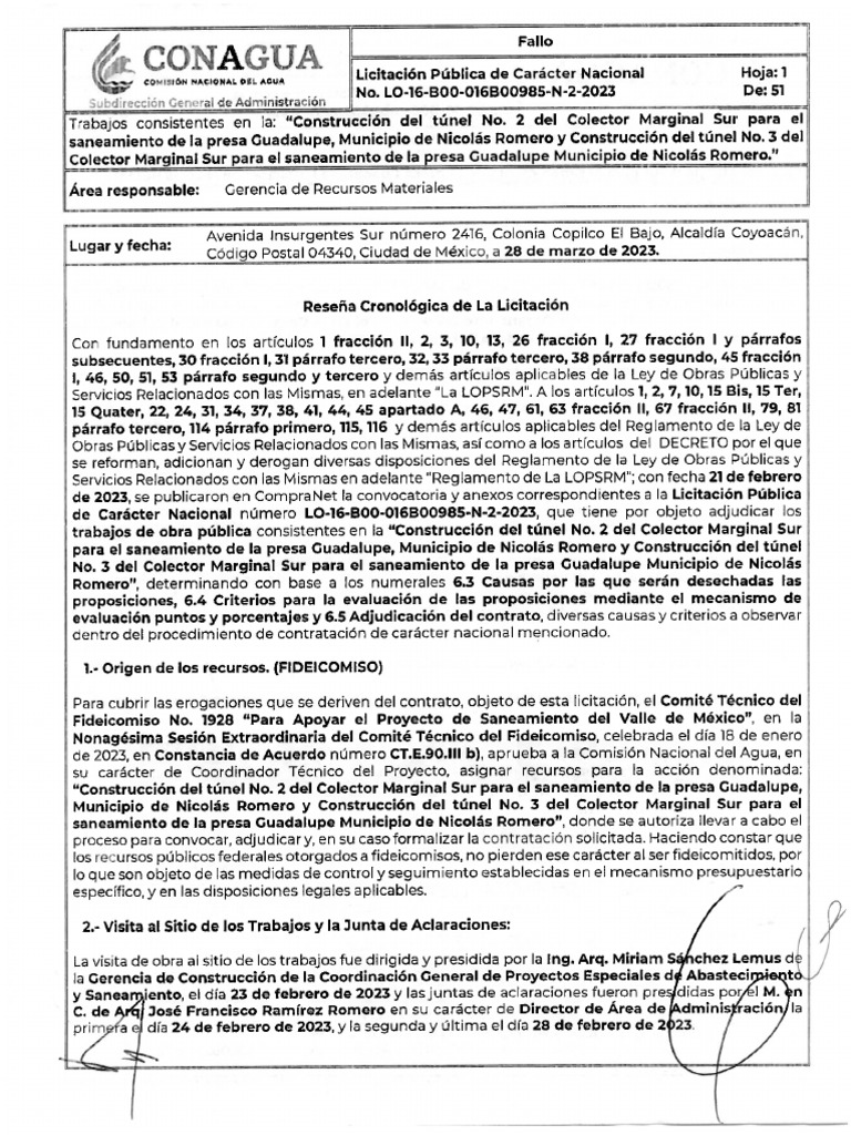 Fallo Lo-16-B00-016b00985-N-2-2023 | PDF