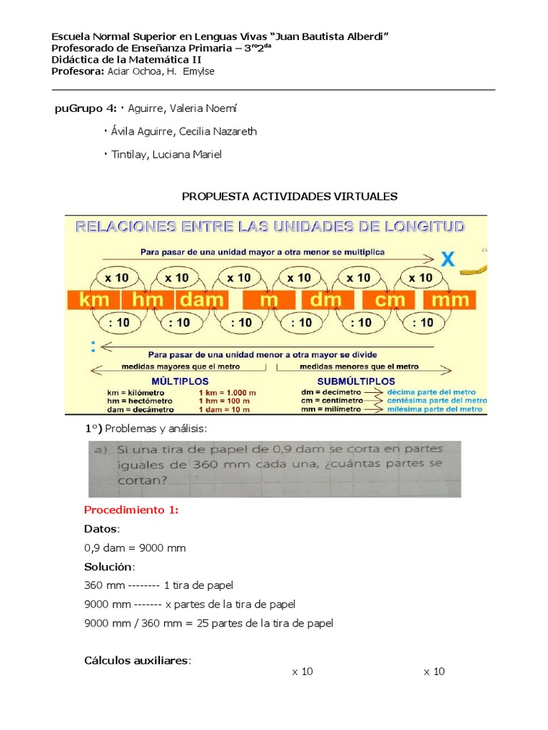Problemas de Reduccion de Unidades - DM II | PDF | Volumen | Número racional