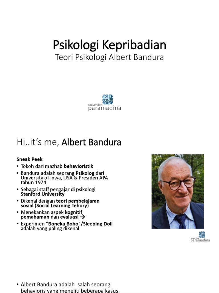 Albert Bandura PDF | PDF