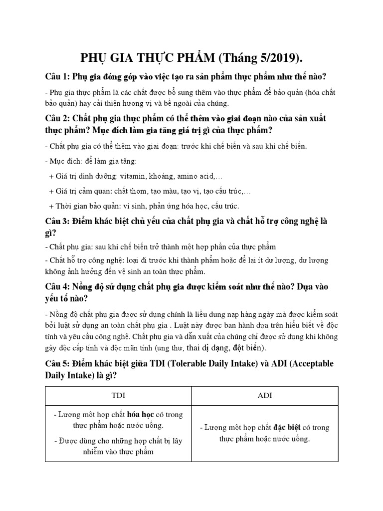 On Thi PH Gia PDF | PDF