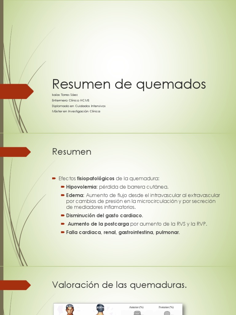 Clase Quemados | PDF | Quemar | Herida