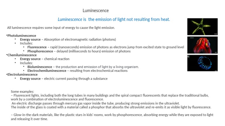 Luminescence | PDF