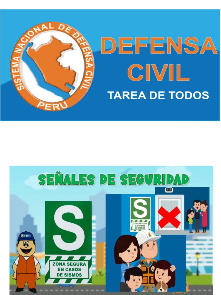 Afiches de Defensa Civil | PDF