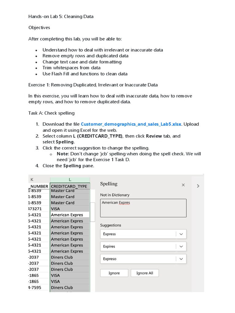Cleaning Up the Mess: A Guide to Data Cleaning Techniques | PDF | Microsoft Excel | Computing
