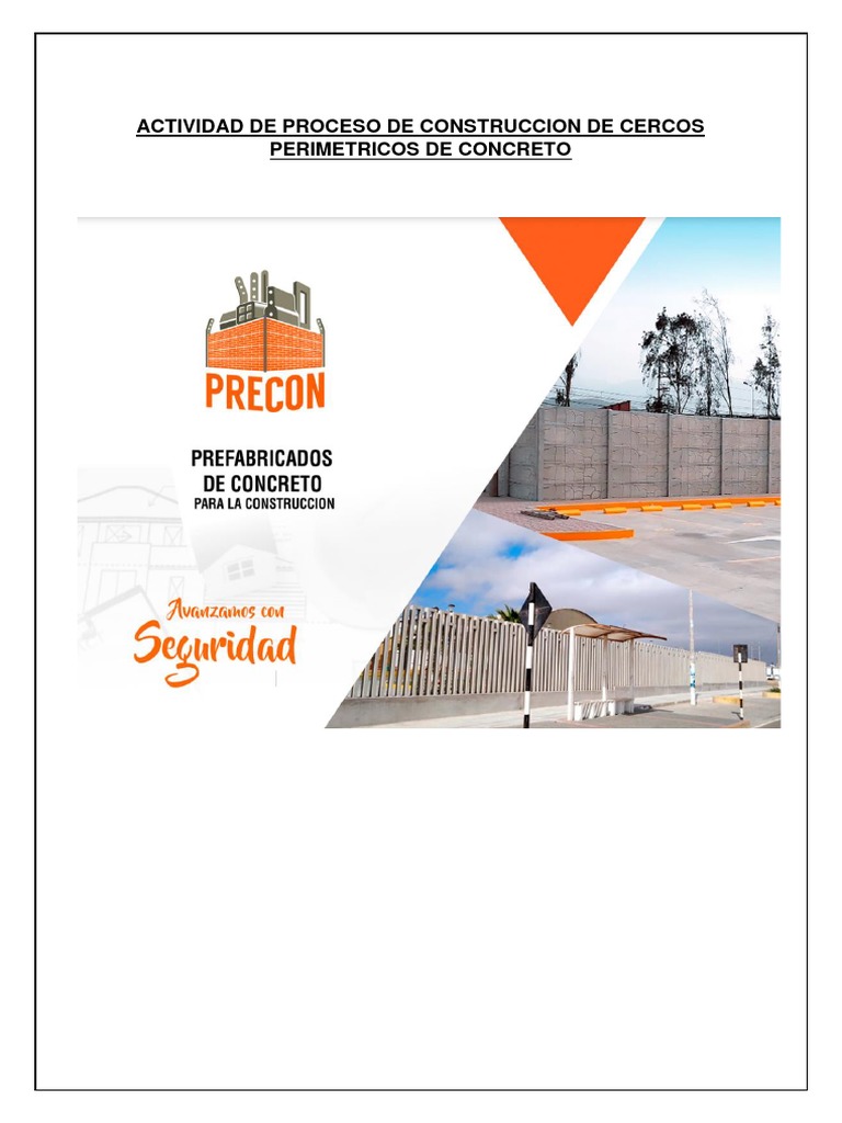 Actividad de Proceso de Instalacion - Precon Telecom S.A.C | PDF | Residuos | Seguridad y salud ...