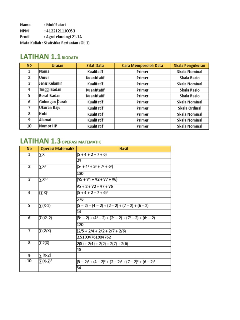 7 Statistika - Muti | PDF