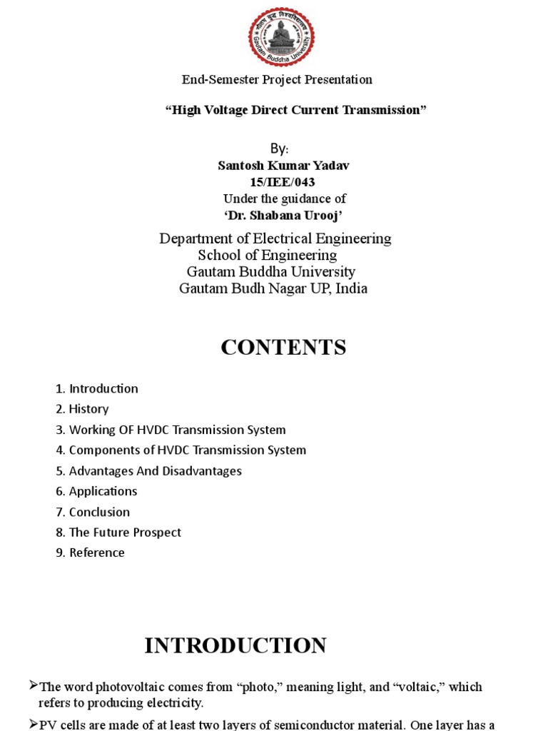 High Voltage Direct Current Transmission | PDF | High Voltage Direct Current | Direct Current