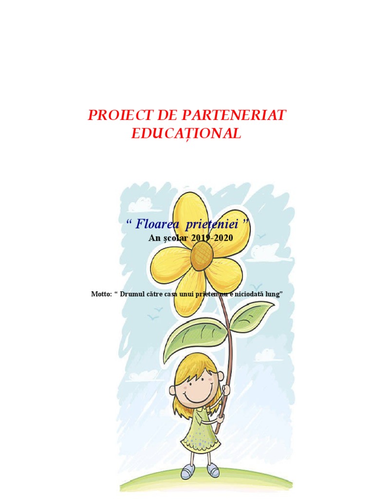 10 Proiect de Parteneriat | PDF
