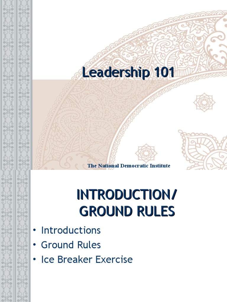 Leadership 101 | Download Free PDF | Leadership | Cognitive Science