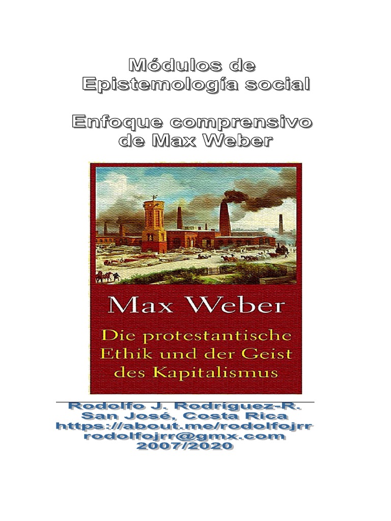 Aportes de Max Weber a la Sociología | PDF | Max Weber | Estado (política)