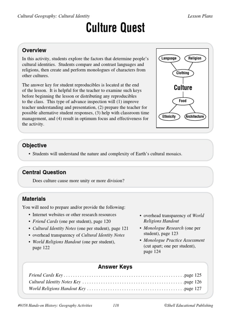 Culture Quest | PDF | Jewish Holidays | Teachers