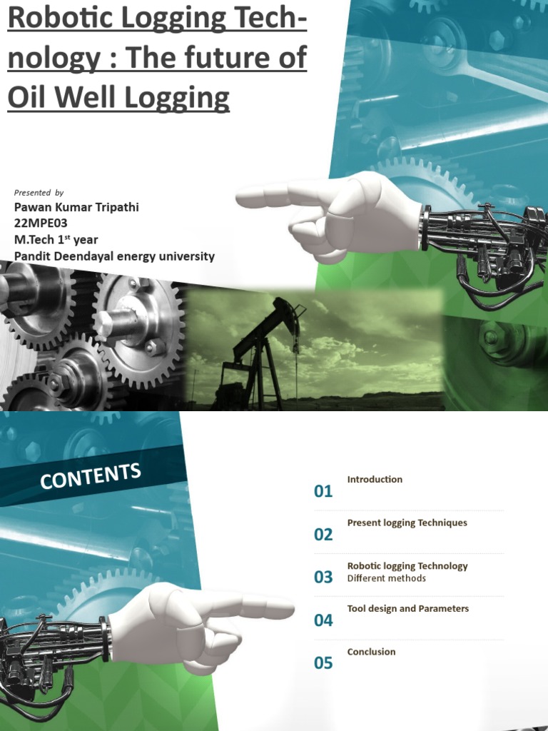 Robotic Logging Pawan | PDF | Oil Well | Physical Sciences