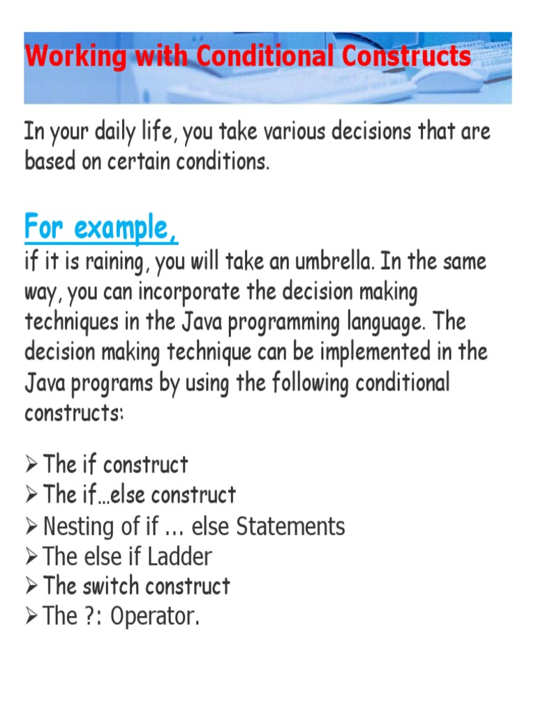 Decision Making and Branching | PDF | Control Flow | Software Engineering