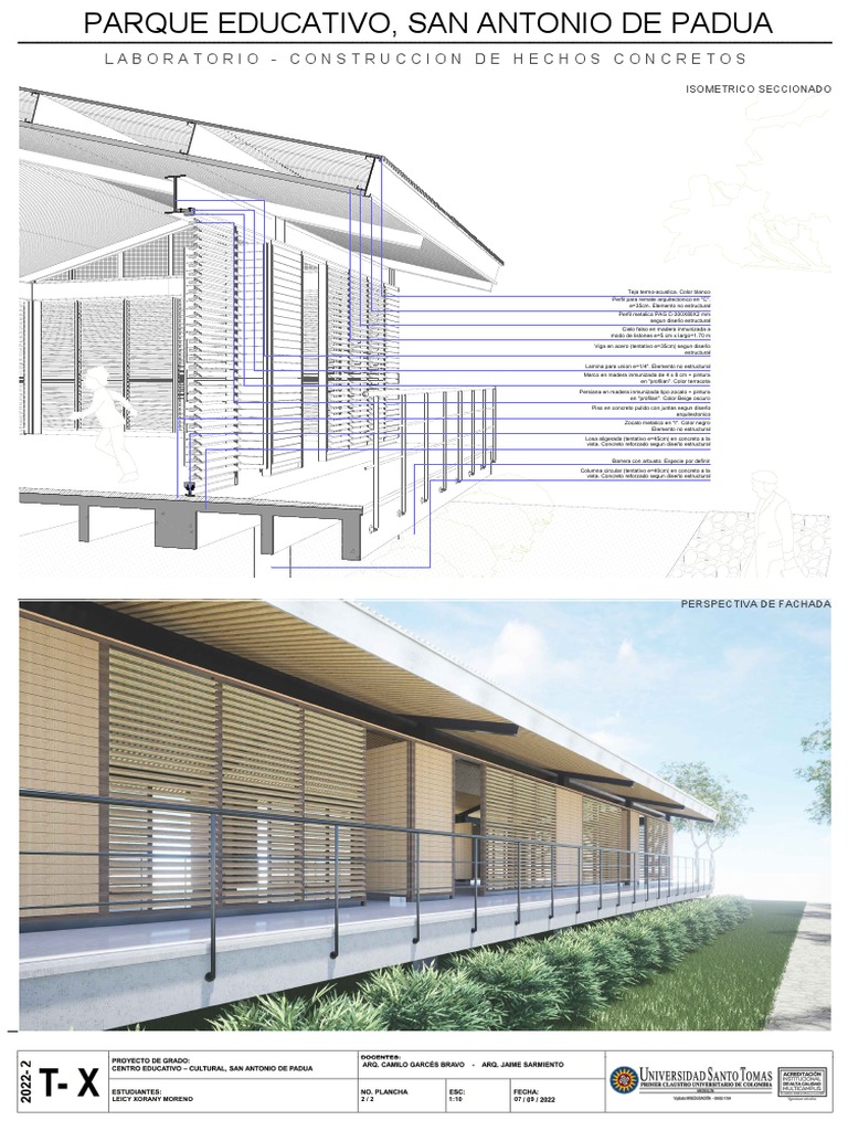 Corte Por Fachada | PDF | edificio | Materiales de construcción