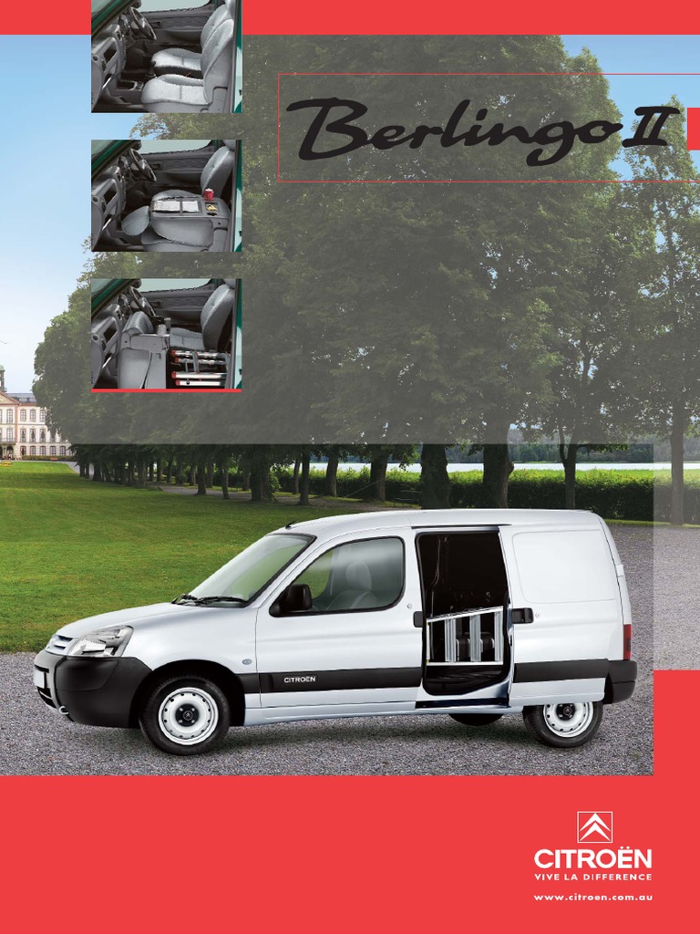 Berlingo II 2003 - Spec PDF | Download Free PDF | Headlamp | Door