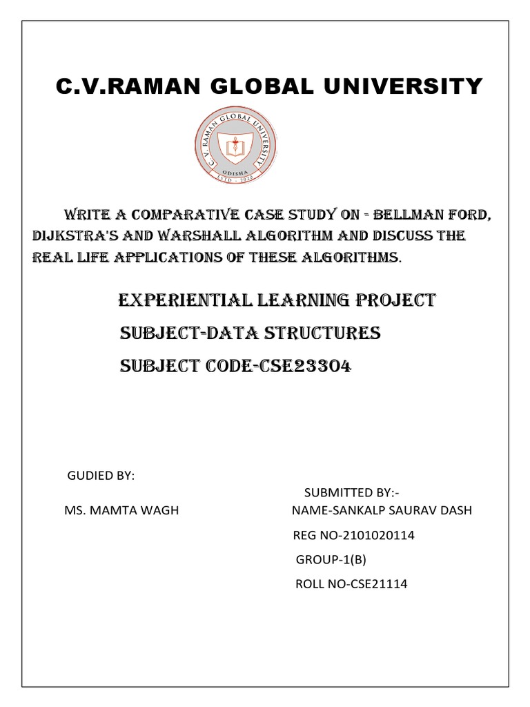 Sankalp Saurav Dash 2101020114 Exp Learning PDF | PDF | Routing | Applied Mathematics